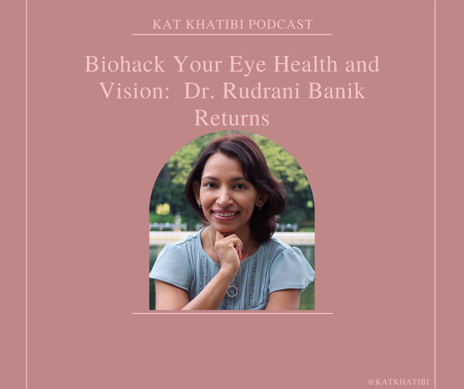Biohack Your Eye Health and Vision: Dr. Rudrani Banik Returns | Kat ...